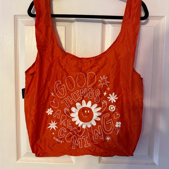 BAGGU | Bags | Baggu Red Tote Bag Gimme Limited Edition | Poshmark